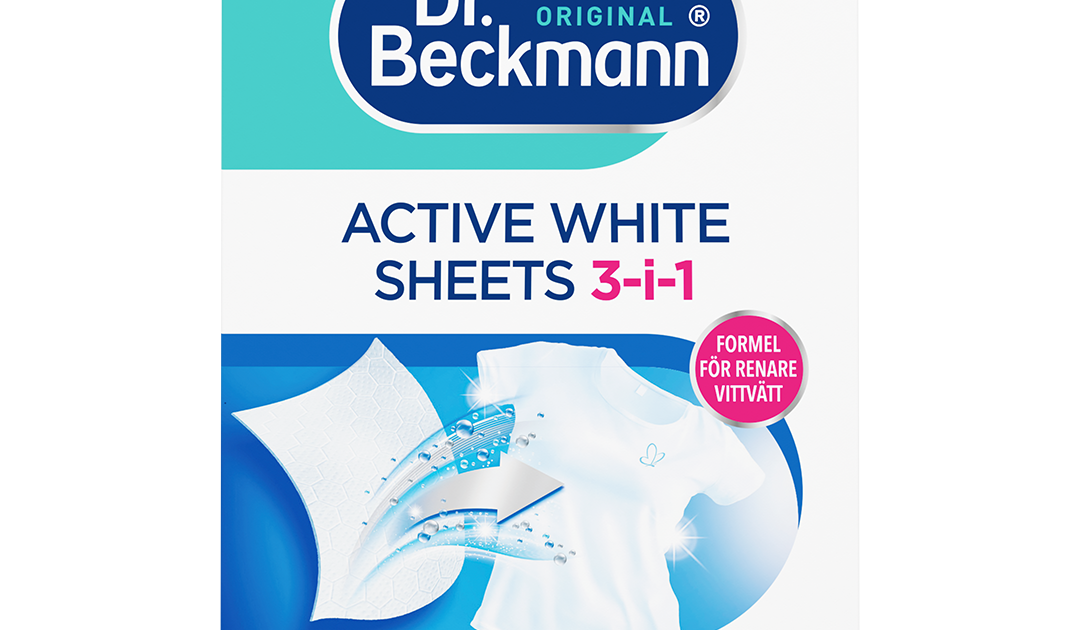 Dr. Beckmann Active white sheets 3-i-1