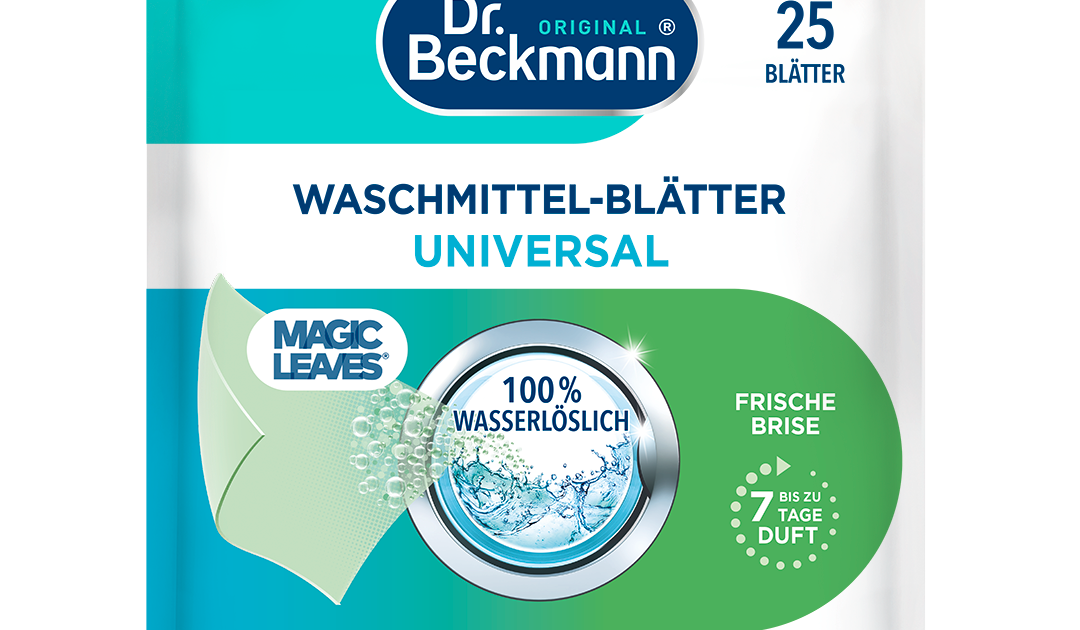 Dr. Beckmann Waschmittel-Blätter Universal Frische Brise