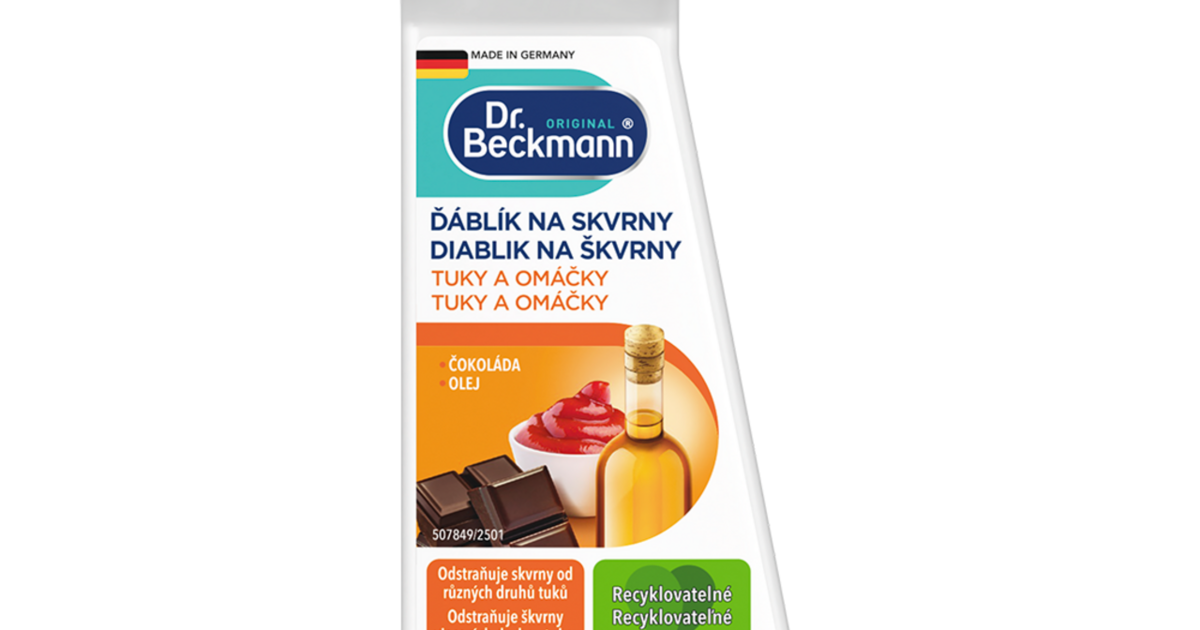 Dr. Beckmann Ďáblík na skvrny Tuky a omáčky
